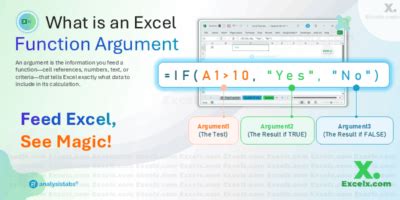 What Is A Function Argument In Excel A Simple Explanation Excelx Com