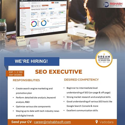 Rishabh Software On Linkedin Were Looking For An Seo Specialist Who