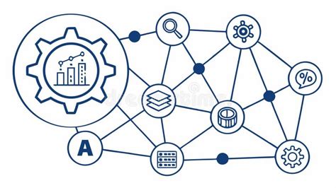 Data Analytics Network Business Intelligence And Data Driven Insights Vector Design Concept