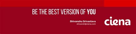 Shivanshu Srivastava Gts Engineer Ciena Linkedin
