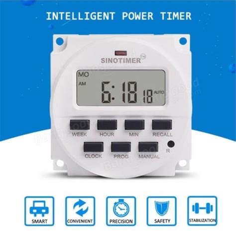 12v automatic lcd digital electric programmable relay control timer