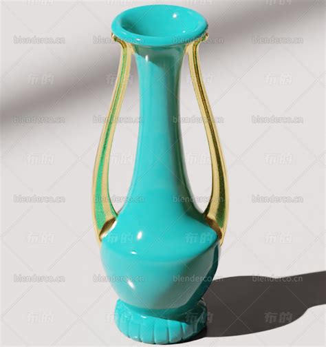 Blender花瓶花盆blender布的模型50 Blender布的