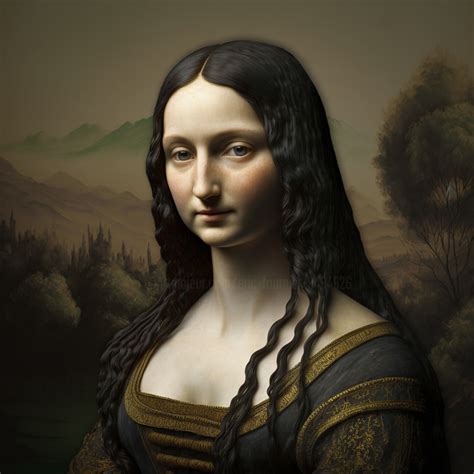 La Joconde Revisitée 디지털 아트 The Imaginati로 Artmajeur