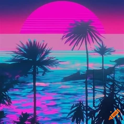 Vaporwave Aesthetic Image On Craiyon