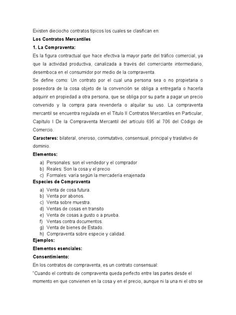 Clasificación De Los Contratos Tipicos Pdf Ley De Fideicomiso Seguro