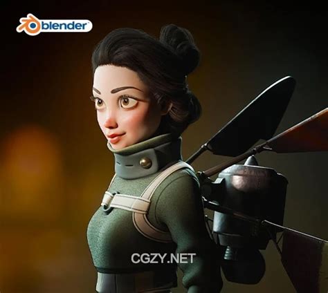 中英文字幕 Blender三维人物角色建模服装雕刻全流程新手基础教程 Cgboost Master 3d Characters In Blender Cg资源网