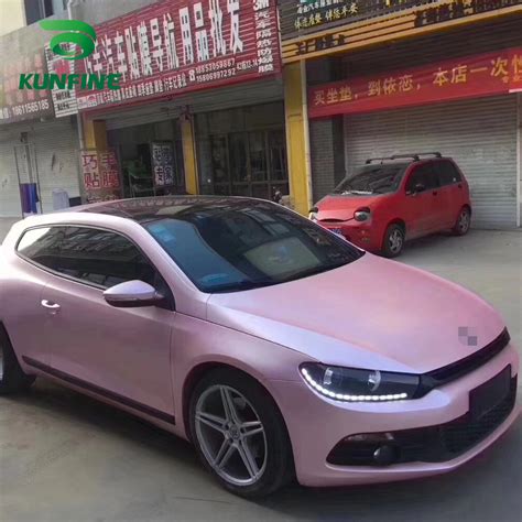 Car Styling Wrap Electro Optic Cherry Blossom Pink Car Vinyl Film Body