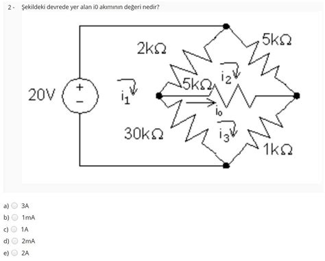 solved what is the value of the current i0 in the circuit in