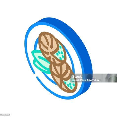 에스카르고 요리 프랑스 요리 등각 투영 아이콘 벡터 일러스트 레이 션 등측투영법에 대한 스톡 벡터 아트 및 기타 이미지 등측투영법 레스토랑 메뉴판 Istock