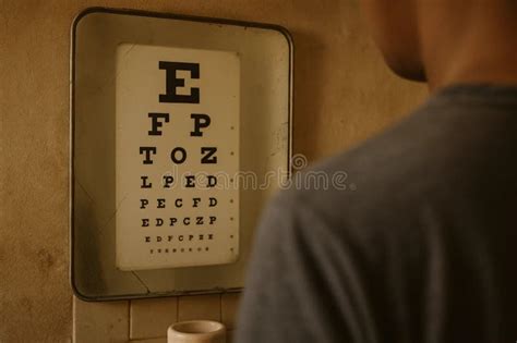 Eye Exam Snellen Chart Stock Illustration Illustration Of Test