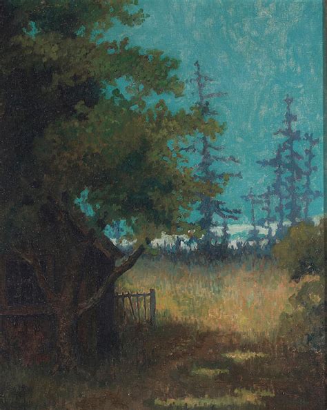 Bonhams John Frederick Serex 1900 1980 Cabin Shaded By A Tree 20 X