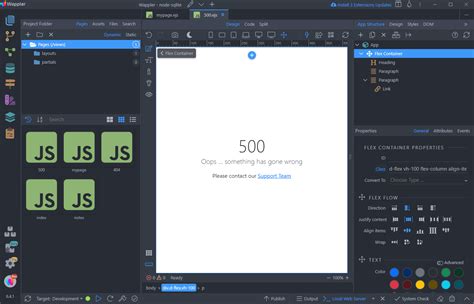 Creating Custom Error Pages In Nodejs Nodejs Wappler Community