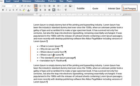 An Attempt To Remove List Formatting From One Line Removes The List