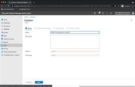 Intune Based Deployment For Microsoft Defender For Endpoint On Mac