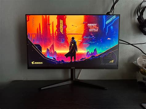 Aoc 24inches Frameless Monitor Ips Good As New Audio Output On Carousell