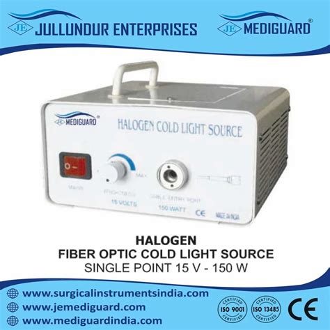 halogen fiver optic cold light source single point 15v 150w at best