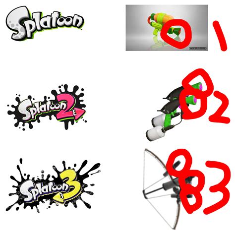Splatoon Ogs Can You Remember The Red Guns Name Also Do You Like What I Have Made I Might Do A