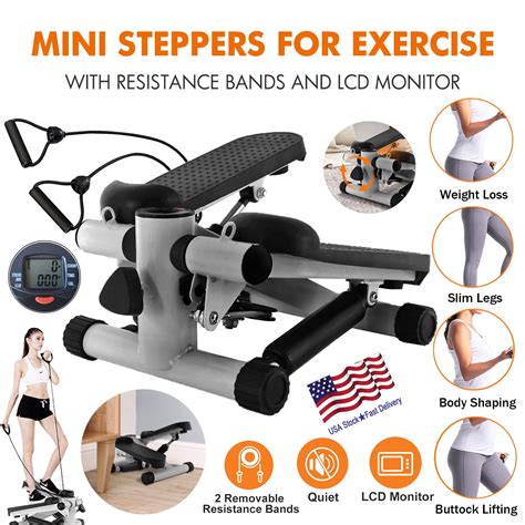 Compact Mini Stepper Aerobic Exercise Gym Equipment With Resistance Compact Mini Stepper Aerobic Exercise Gym Equipment With Resistance