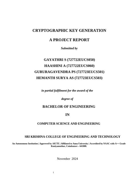 Mini Project Pdf Encryption Key Cryptography