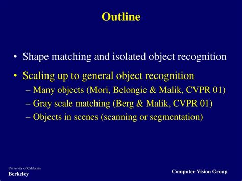 Ppt Shape Matching And Object Recognition Using Shape Contexts