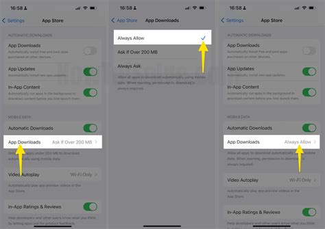 How To Enable Low Data Mode And Download Apps Over 200mb