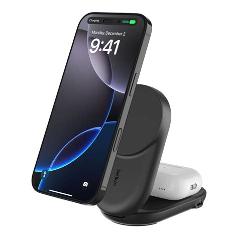 Ultracharge 2 In 1 Foldable Magnetic Charger With Qi2 25w Belkin Sg