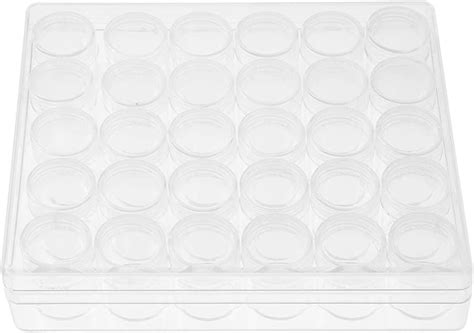 Round Plastic Bead Containers Wholesale Benecreat 15g 15ml Stackable