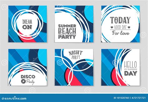 Abstract Vector Layout Background Set For Art Template Design List Front Page Mockup