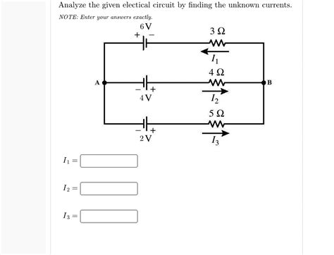 Solved Analyze The Given Electical Circuit By Finding The Chegg