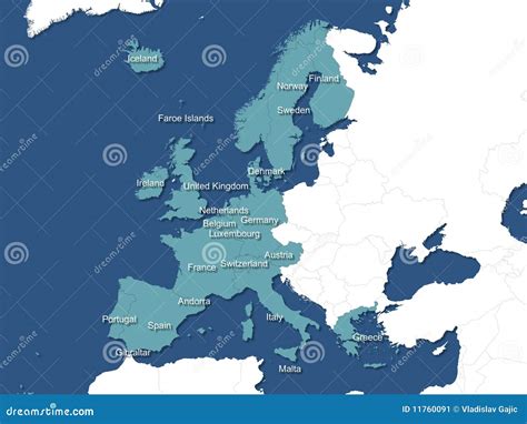 Western Europe Map Infographic Slide Presentation Global Business