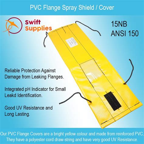 Pvc Flange Spray Shield Covers Suit Ansi 150 Flanges