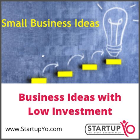 Top Successful Business Ideas With Low Investment In India StartupYo