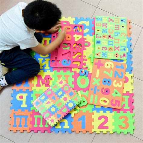 36 개대 14cm 어린이 놀이 거품 카펫 Eva 직소 거품 퍼즐 놀이 매트 7878cm 아기 학습 및 교육 Goma Eva 수수께끼 And 마술 입방체