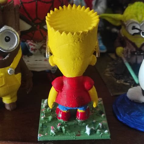 🎨 3d Bart Simpson 4 Colors・free Stl File For 3d Printing・cults