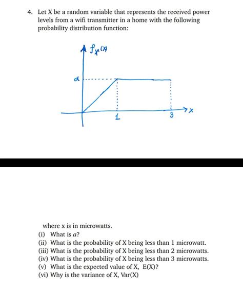 solved 4 let x be a random variable that represents the