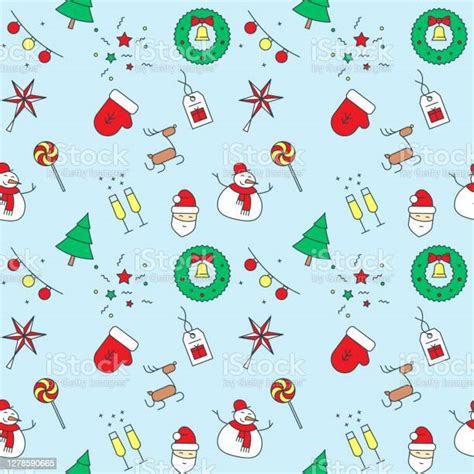 คริสมาสต์ไอคอนเวกเตอร์รูปแบบที่ไร้รอยต่อ ภาพประกอบสต็อก ดาวน์โหลดรูปภาพตอนนี้ กระดาษ