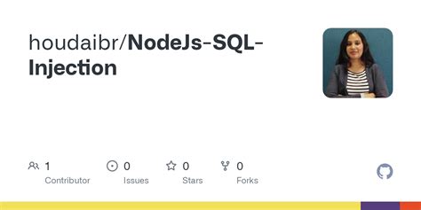 Github Houdaibrnodejs Sql Injection