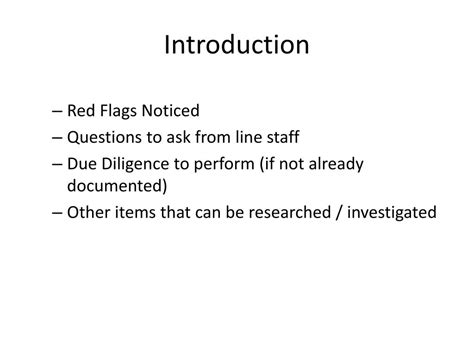 PPT Red Flags PowerPoint Presentation Free Download ID