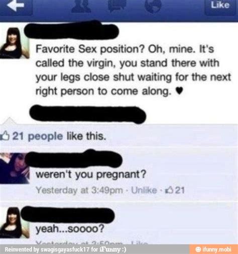 Sex Position Oh Mine It S Called The Virgin You Stand There With Your Legs Close Shut
