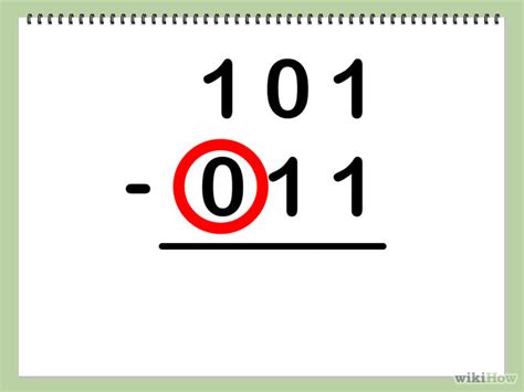 how to subtract binary numbers 15 steps with pictures