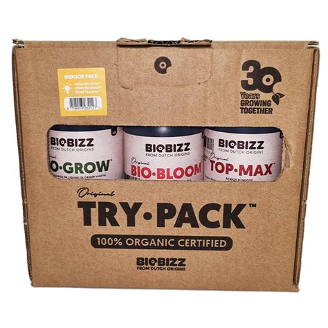 BioBizz TryPack Indoor 250ml Tomaco Grow Shop BioBizz TryPack Indoor 250ml Tomaco Grow Shop