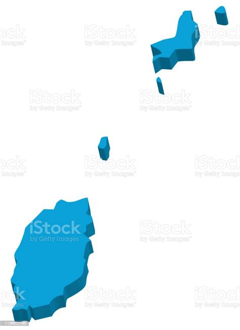 그레나다의 3d 지도 0명에 대한 스톡 벡터 아트 및 기타 이미지 0명 3차원 형태 개념 Istock
