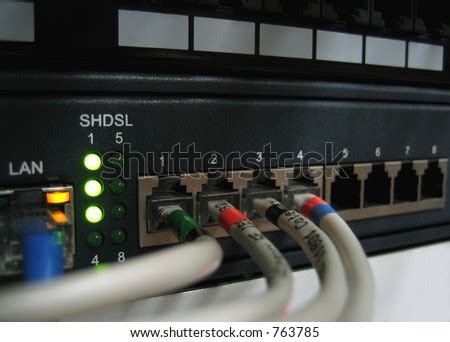 Rack Mounted Dsl Modem Stock Photo 763785 Shutterstock
