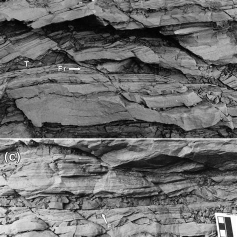 Normal Faults In Cross Section A Planar Fault Displacement Marked