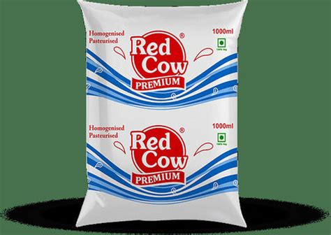 Red Cow Premium Raw Milk 1 Liter Pack 6 Fat Content Pasteurized