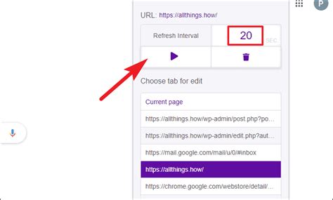 How to Auto Refresh Tabs in Chrome