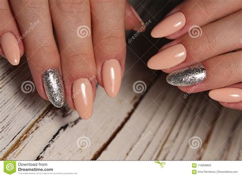 Manicure Of Nails Stock Image Image Of Skin Portrait 118268863