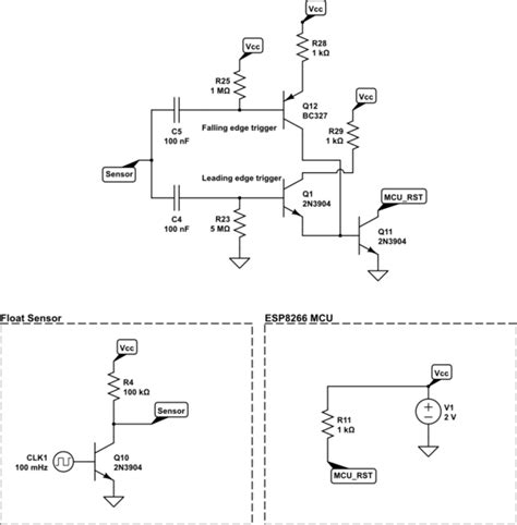 Monostable How Do I Wake An ESP When A Float Sensor Value Changes Electrical