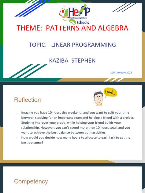 Linear Programming Lesson One Pdf Mathematical Optimization Linear Programming