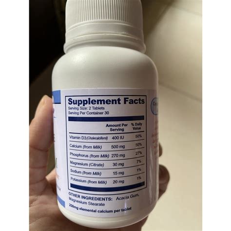 Jual Pure Milk Calcium Immunotec Shopee Indonesia